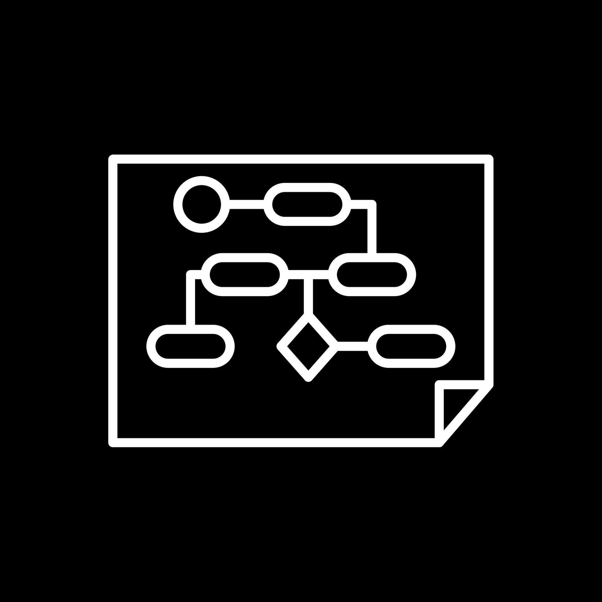 Work Flow Process Line Inverted Icon Design 43916224 Vector Art at Vecteezy