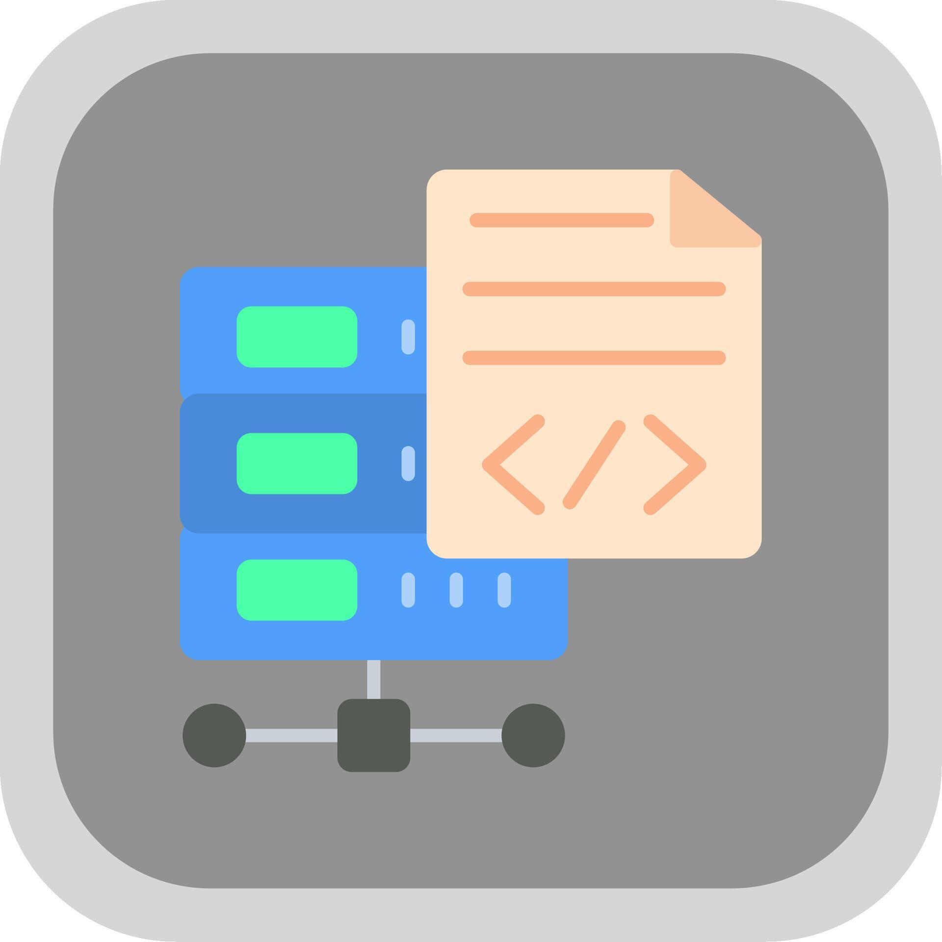 Programming Language Flat round corner Icon Design 43920023 Vector Art at Vecteezy