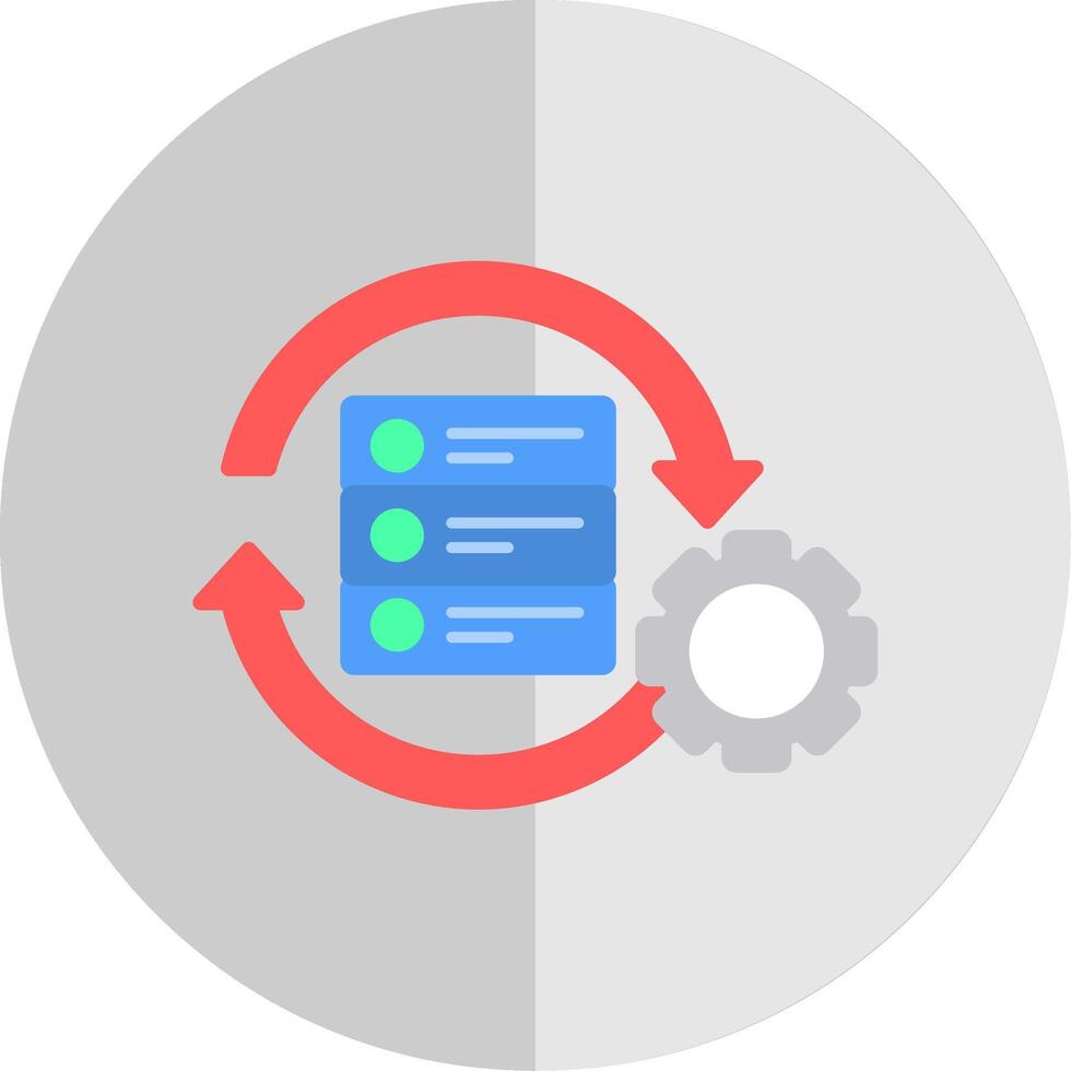 datos Procesando plano escala icono diseño 43926083 Vector en Vecteezy