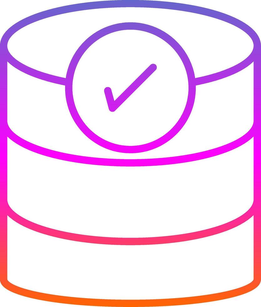 Database Line Gradient Icon Design 43926219 Vector Art At Vecteezy