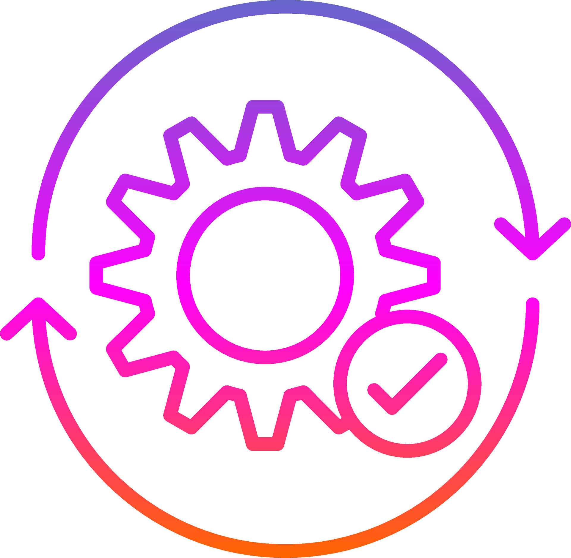 Lifecycle Line Gradient Icon Design 43928765 Vector Art At Vecteezy