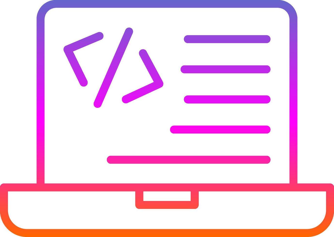 Programming Line Gradient Icon Design 43928780 Vector Art at Vecteezy