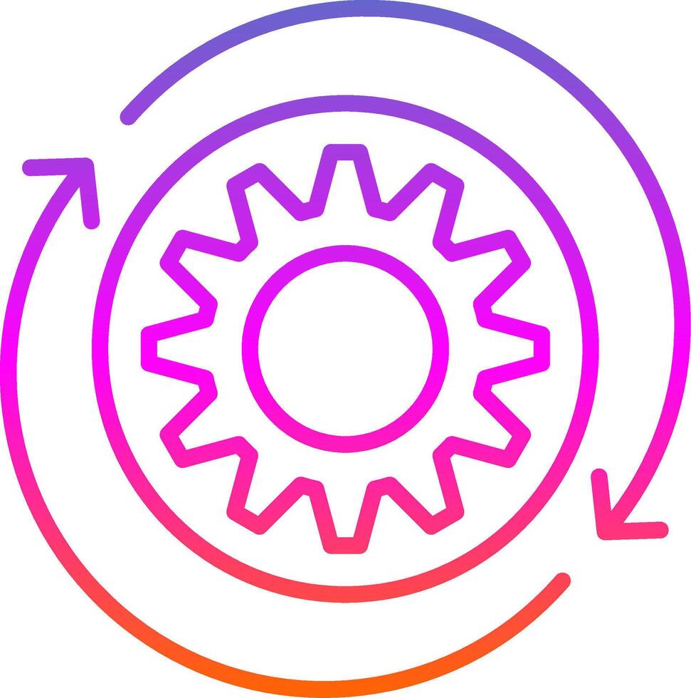 Iteration Line Gradient Icon Design 43928941 Vector Art at Vecteezy
