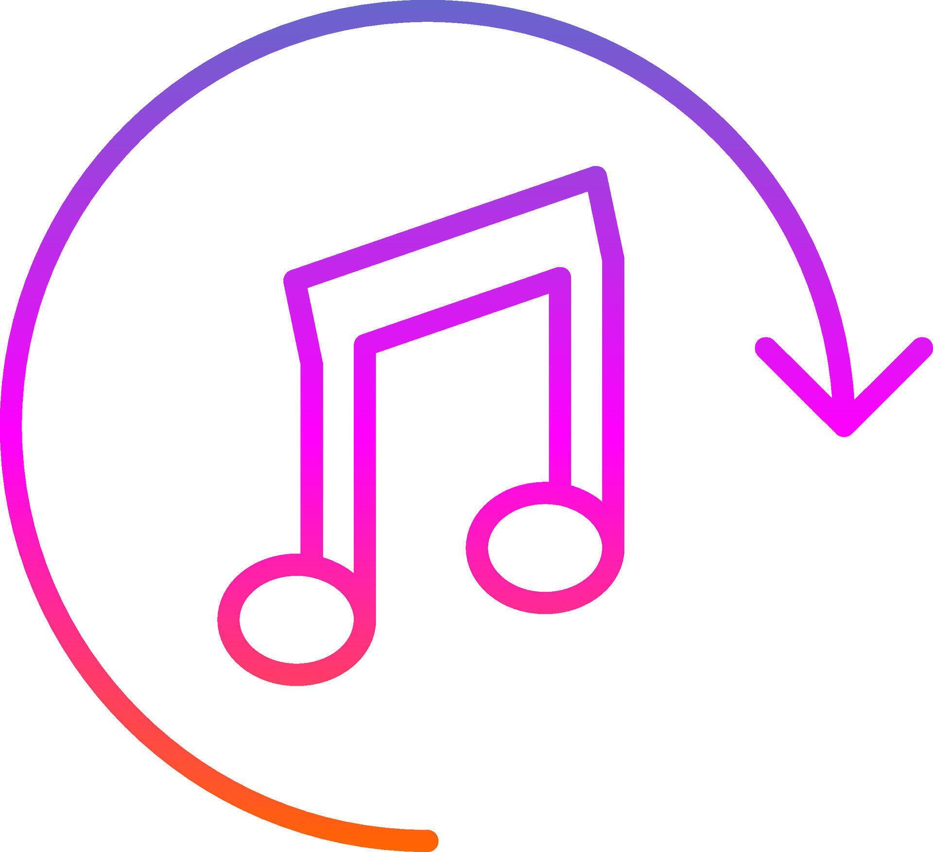 Reload Line Gradient Icon Design 43929127 Vector Art At Vecteezy