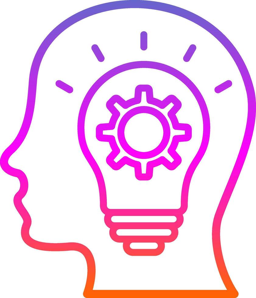 Knowledge Line Gradient Icon Design 43929534 Vector Art at Vecteezy