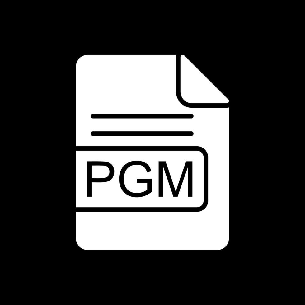 PGM File Format Glyph Inverted Icon Design 43938954 Vector Art at Vecteezy
