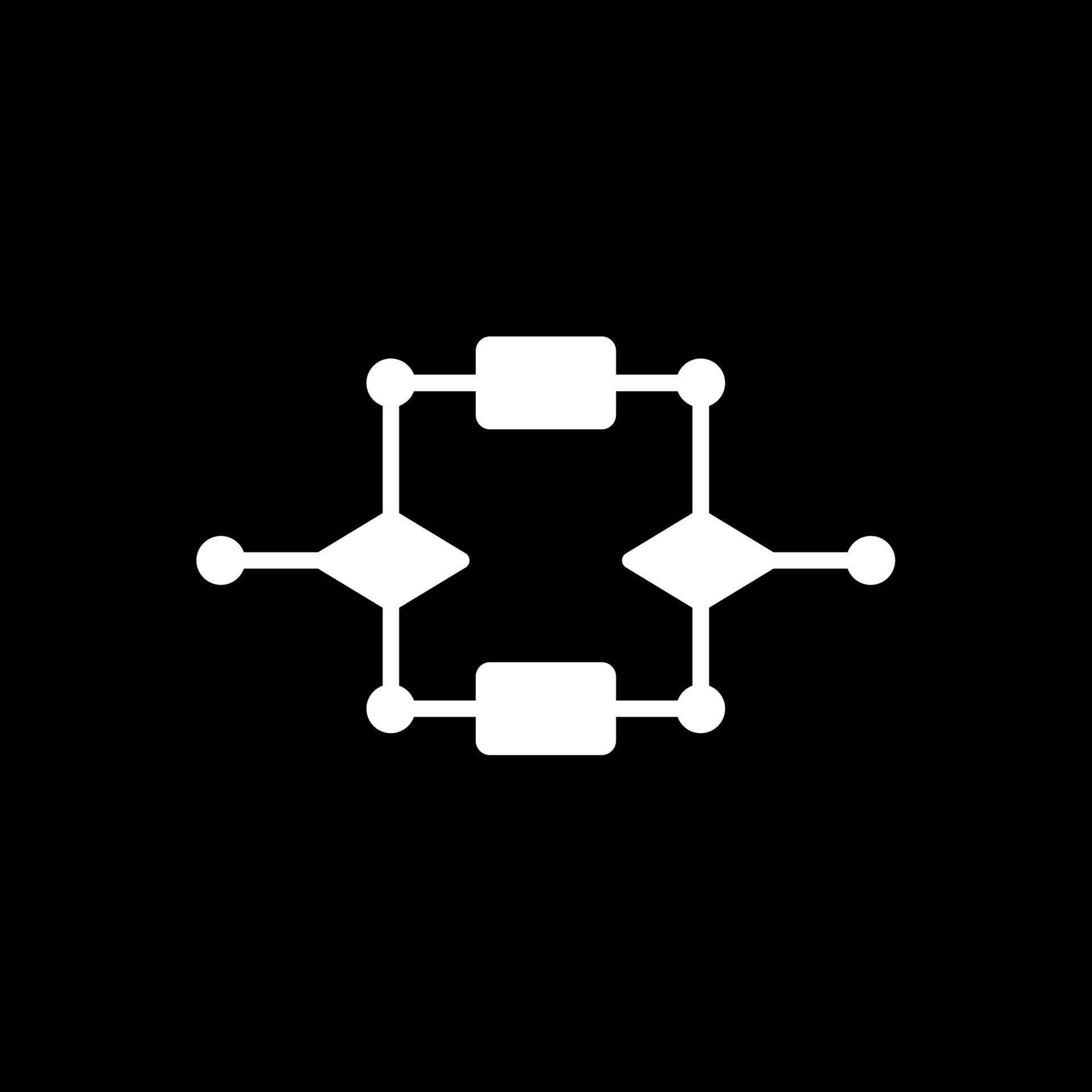 Algorithm Glyph Inverted Icon Design 43939924 Vector Art at Vecteezy