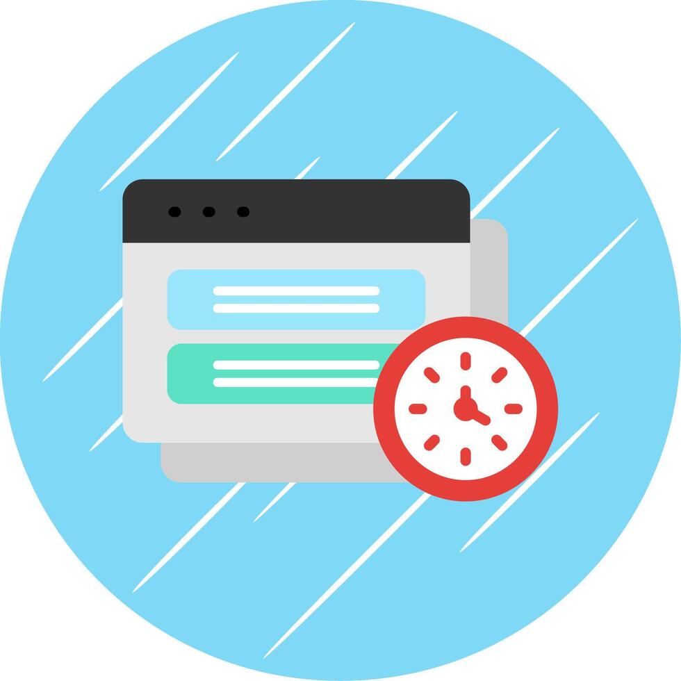 Tasks Flat Circle Icon Design 43943077 Vector Art at Vecteezy