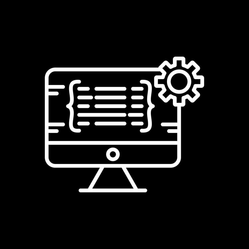Programming Line Inverted Icon Design 43944494 Vector Art at Vecteezy