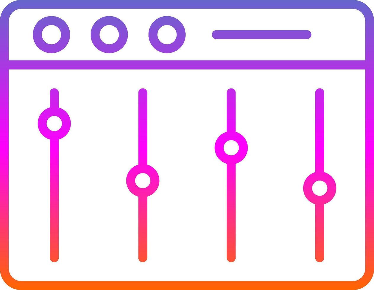 Refine Line Gradient Icon Design 43947203 Vector Art at Vecteezy