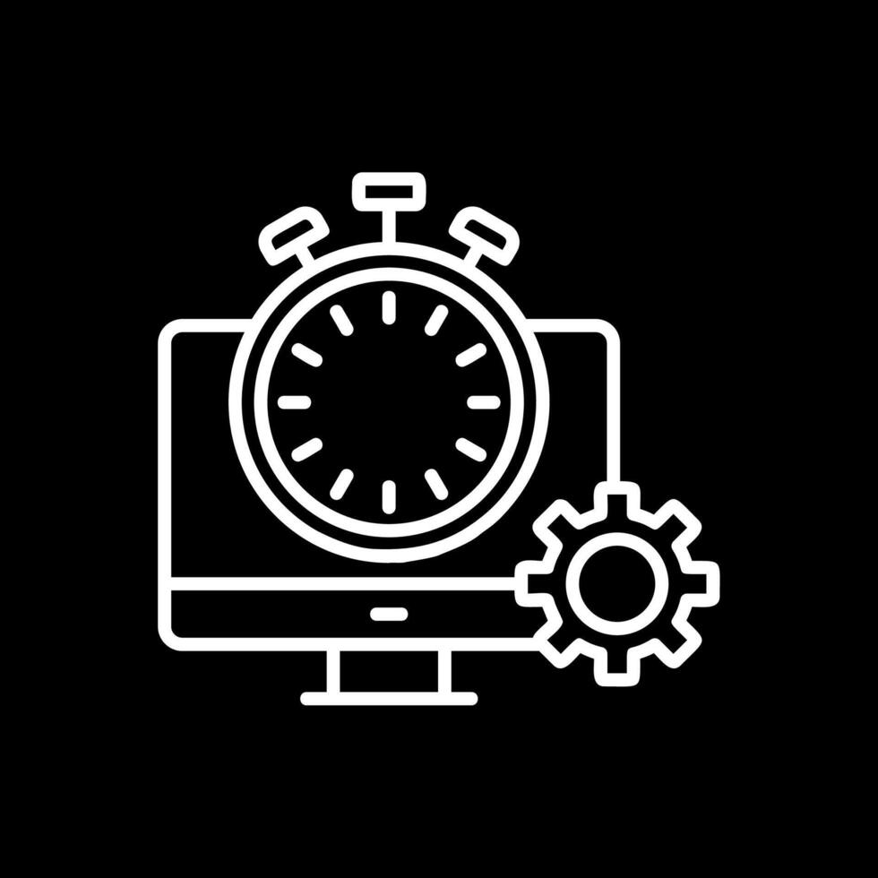 Fast Processing Line Inverted Icon Design 43948143 Vector Art at Vecteezy
