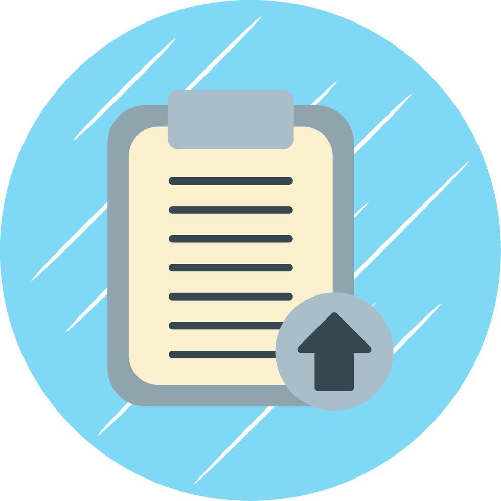Notepad Flat Circle Icon Design 43950607 Vector Art at Vecteezy