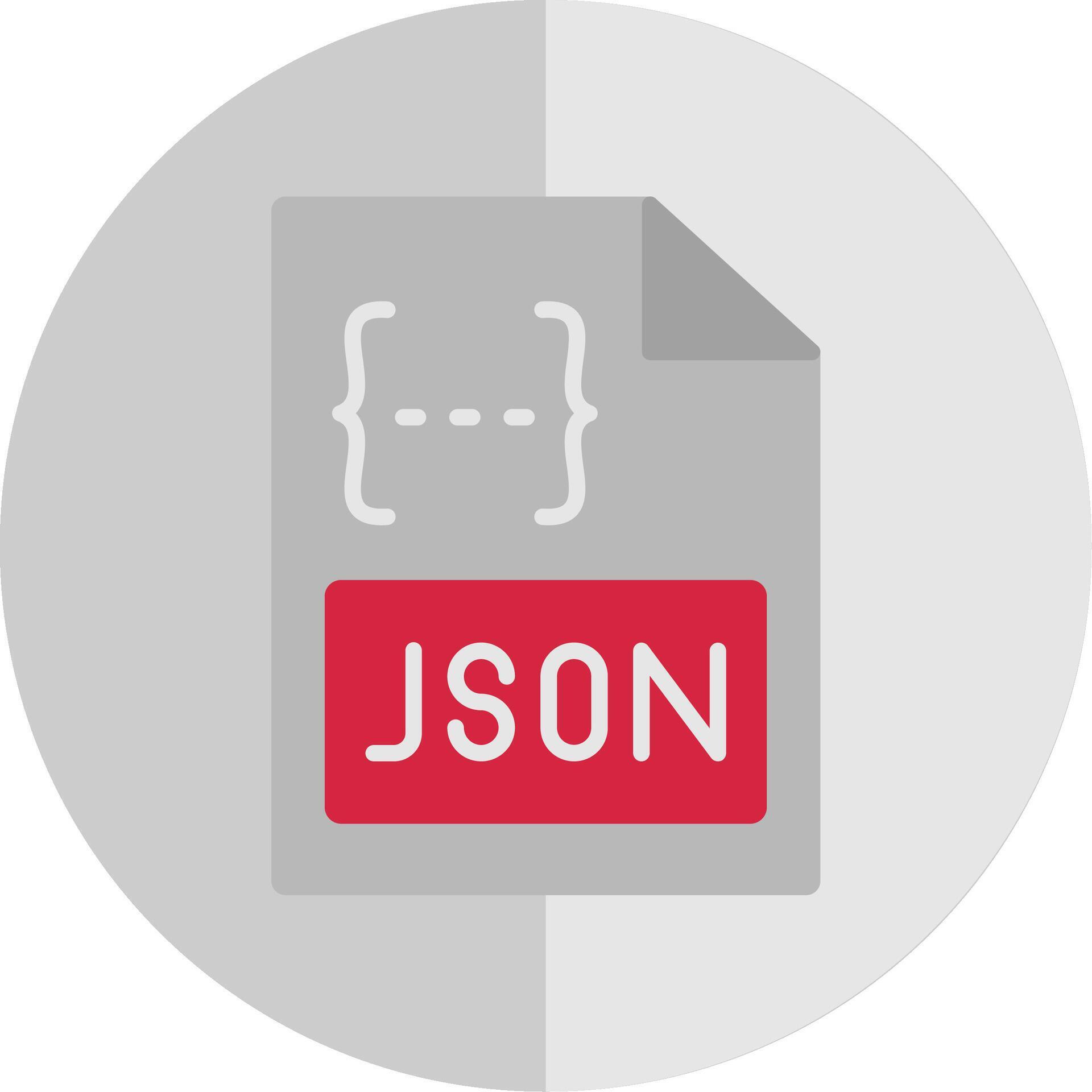 Json Flat Scale Icon Design 43956469 Vector Art at Vecteezy