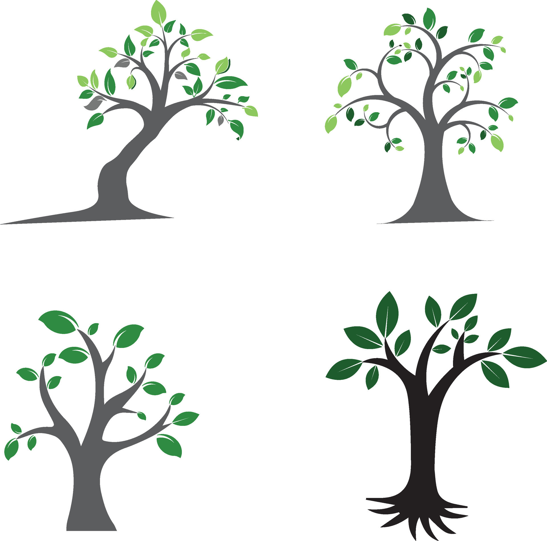 Trees Art Work 43956852 Vector Art at Vecteezy