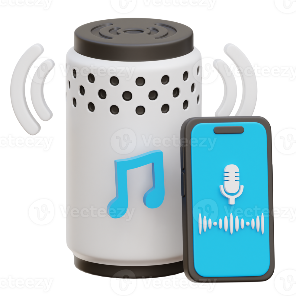 Voice Assistant 3d Illustration 43957528 Png
