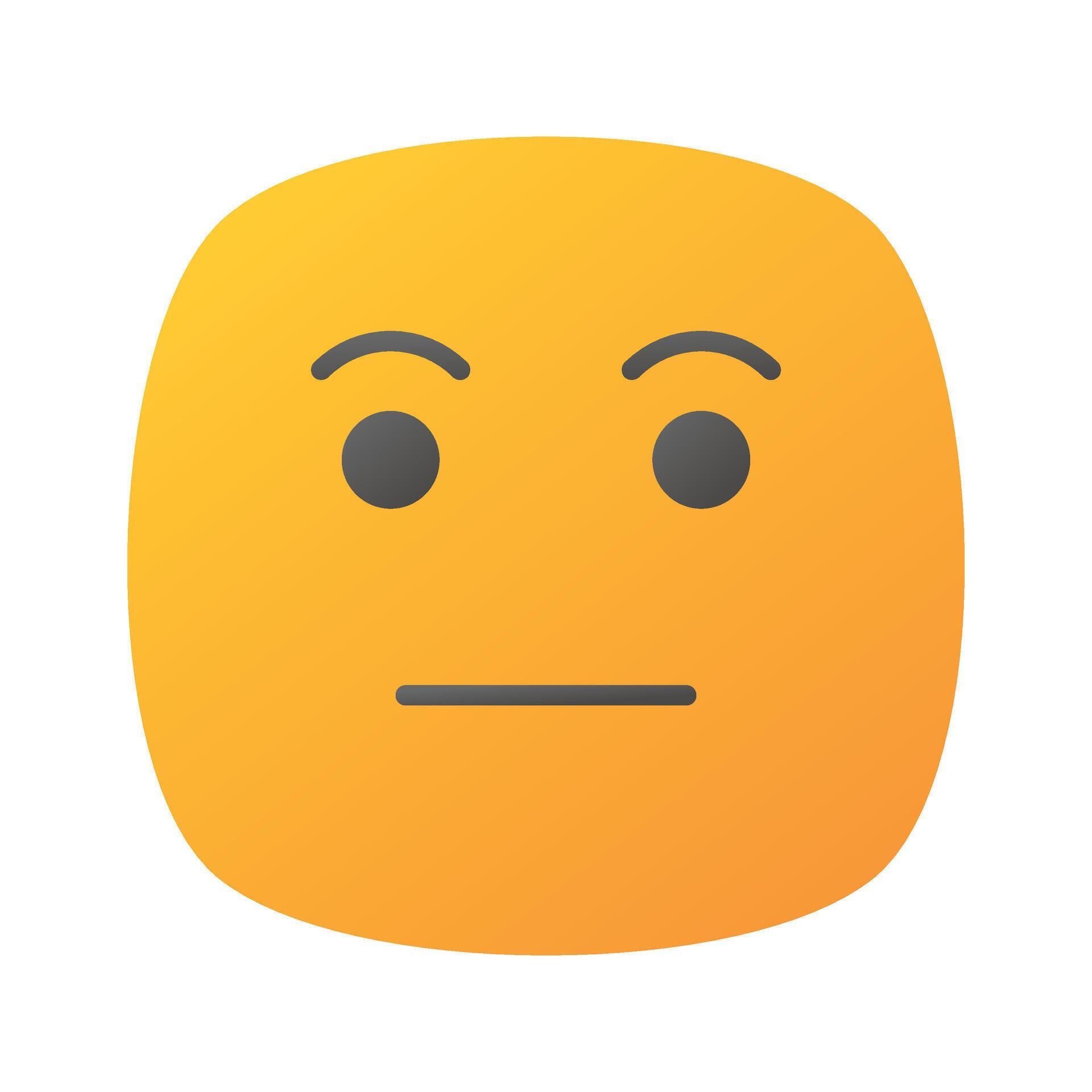 Grab this amazing icon of indifferent emoji, customizable flat 43957633 ...