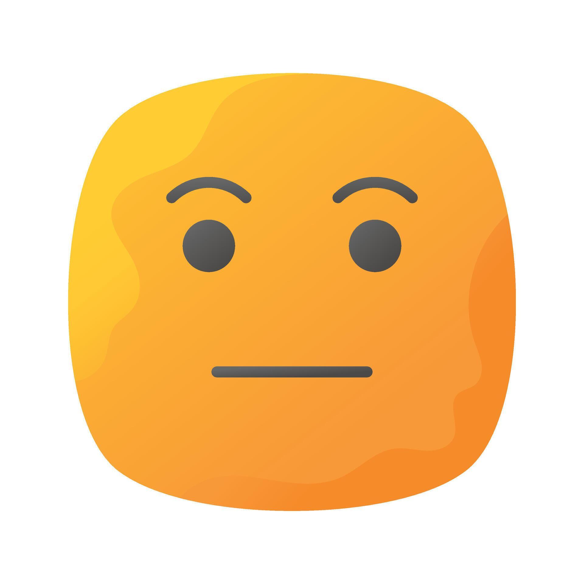Grab this amazing icon of indifferent emoji, customizable flat 43957643 ...