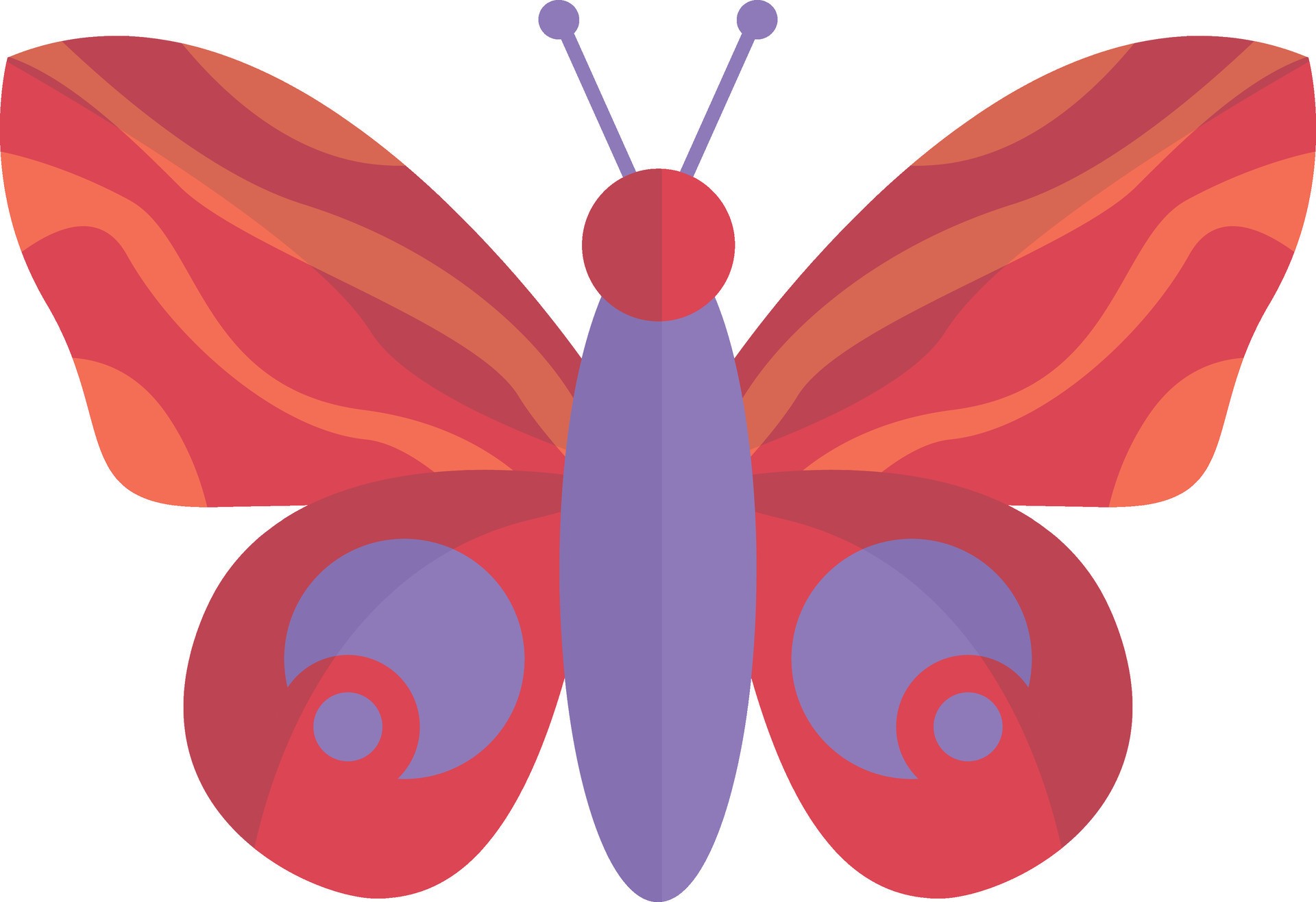 Adorable Mariposa Ilustraci N Con Linda Dibujos Animados Estilo Con Hermosa Color Concepto