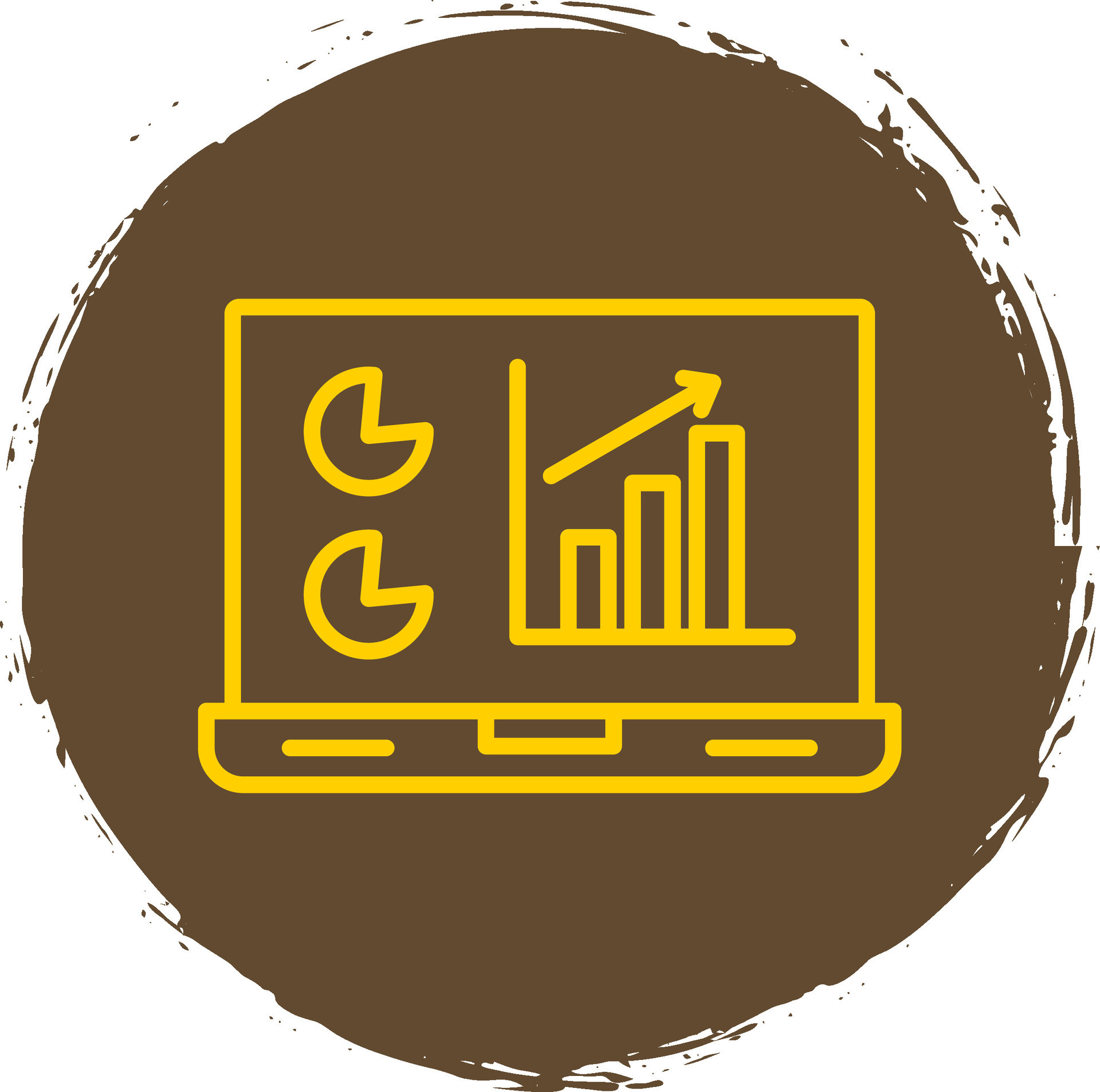Data Analytics Line Circle Sticker Icon 43964763 Vector Art at Vecteezy