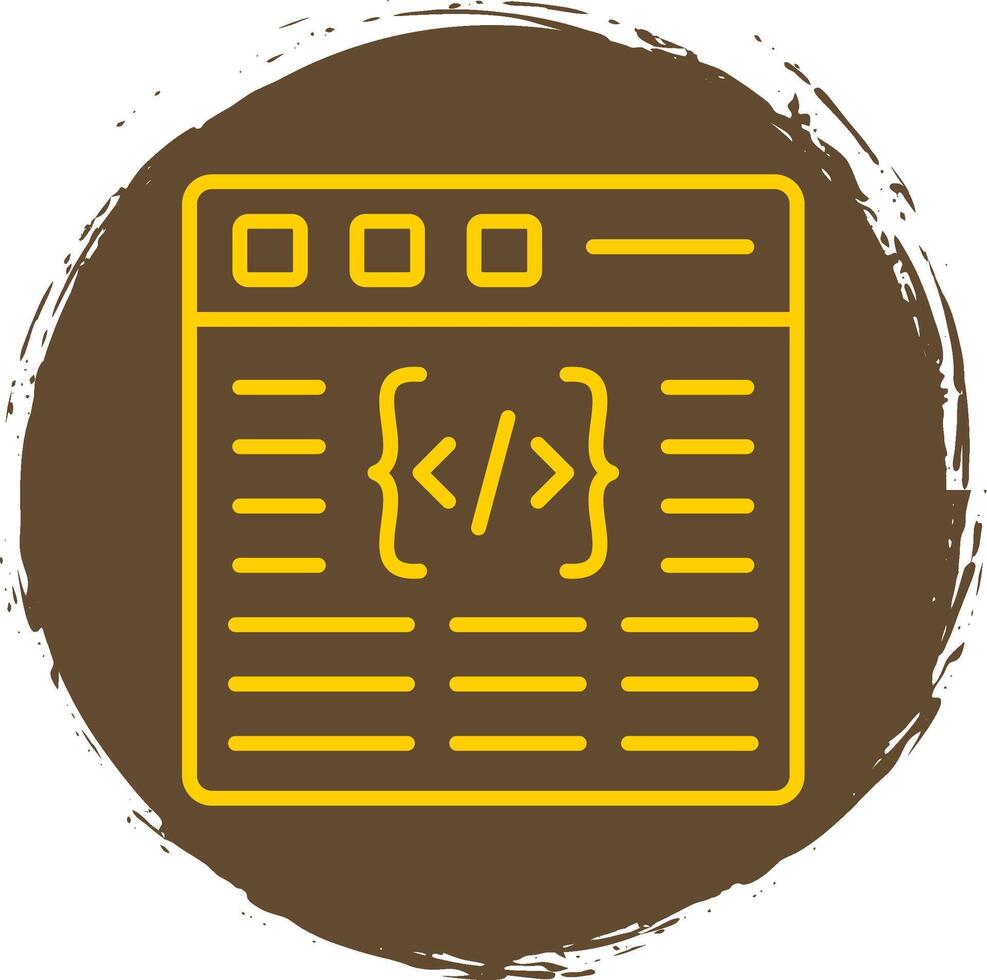 Coding Line Circle Sticker Icon 43970456 Vector Art at Vecteezy