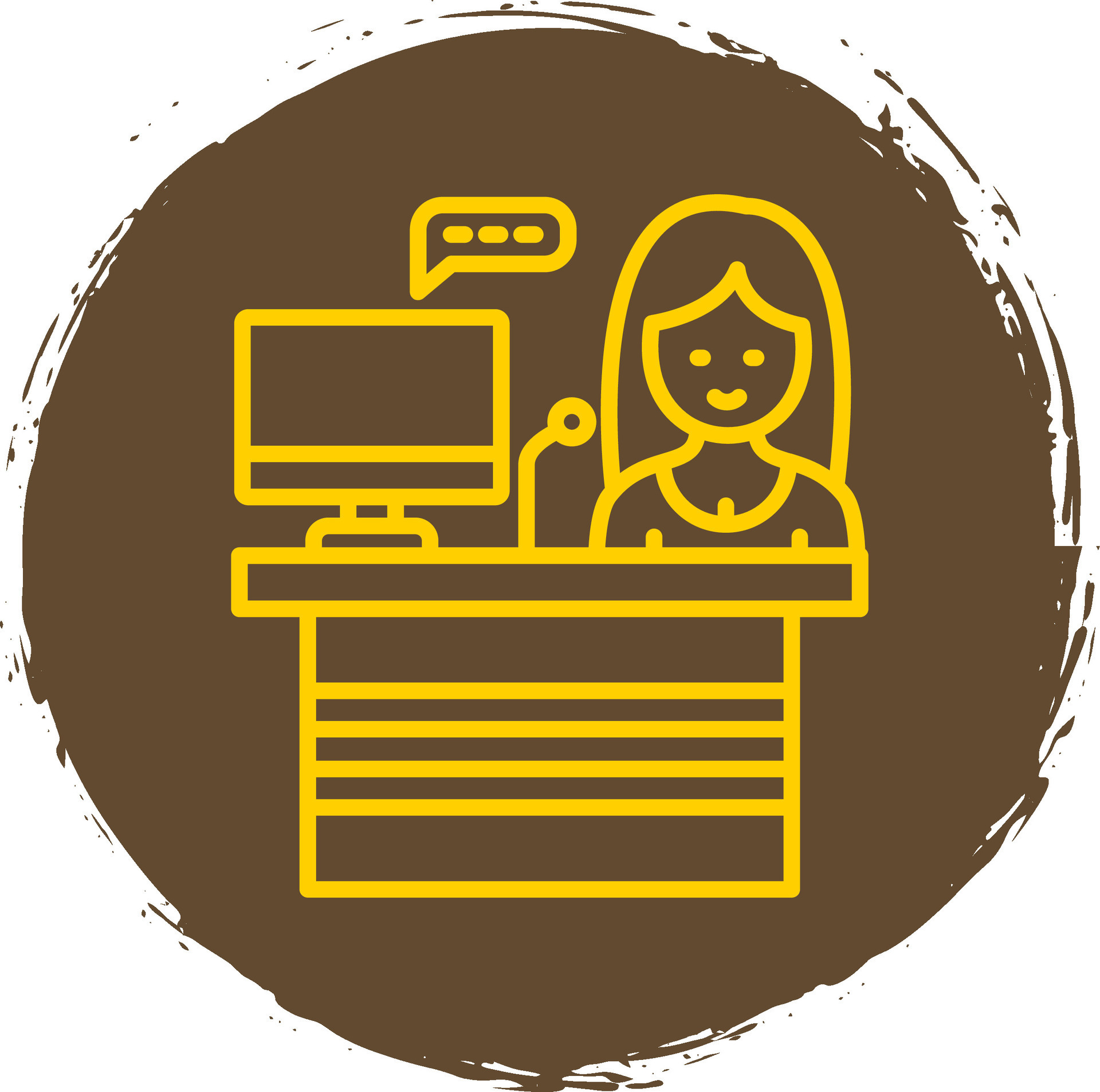 Analyst Line Circle Sticker Icon 43977513 Vector Art At Vecteezy
