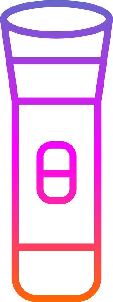 Torch Line Gradient Icon Design 43982497 Vector Art at Vecteezy