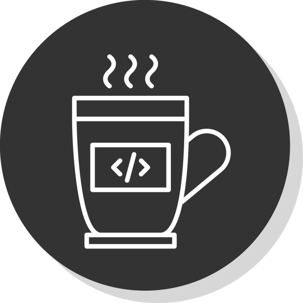 Computing Line Shadow Circle Icon Design 43983231 Vector Art at Vecteezy