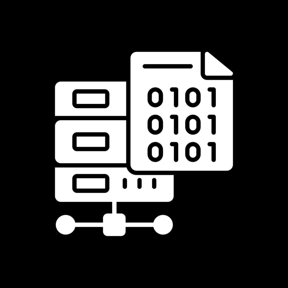 Binary Code Glyph Inverted Icon Design 43985849 Vector Art at Vecteezy