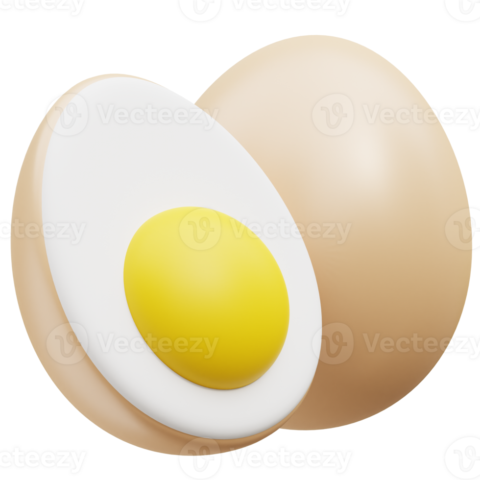 Egg 3d icon 43987731 PNG