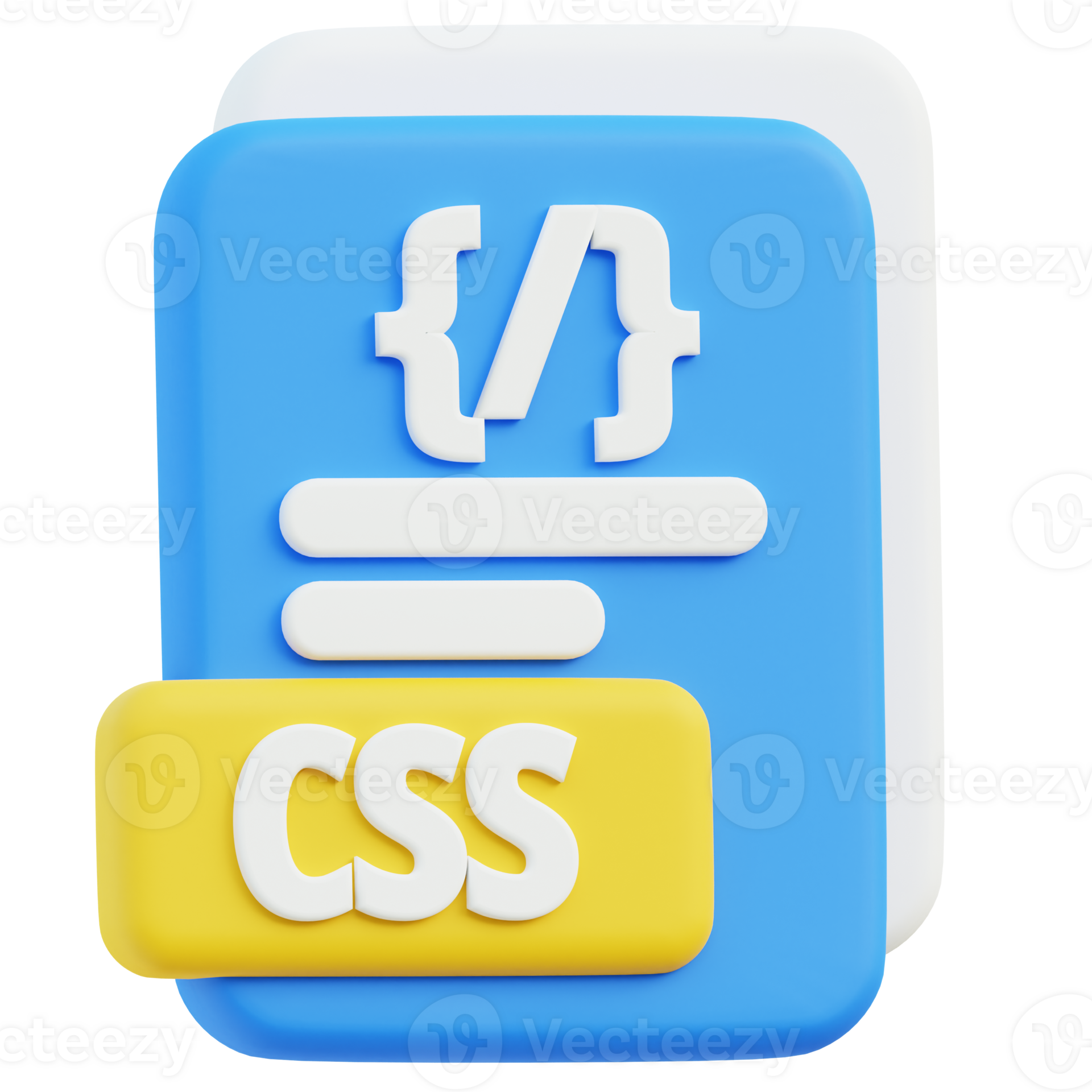Css 3D Icon 43987986 PNG