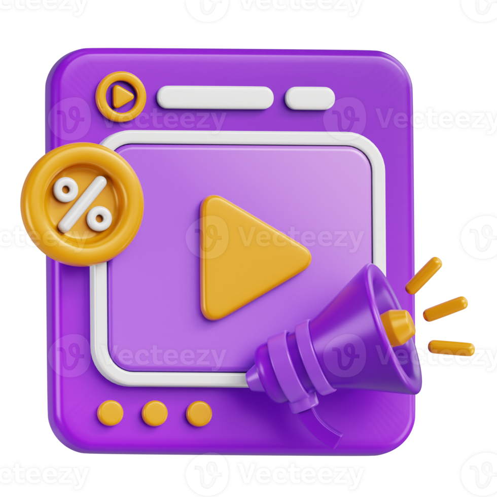 Marketing 3d Icon 43988033 Png