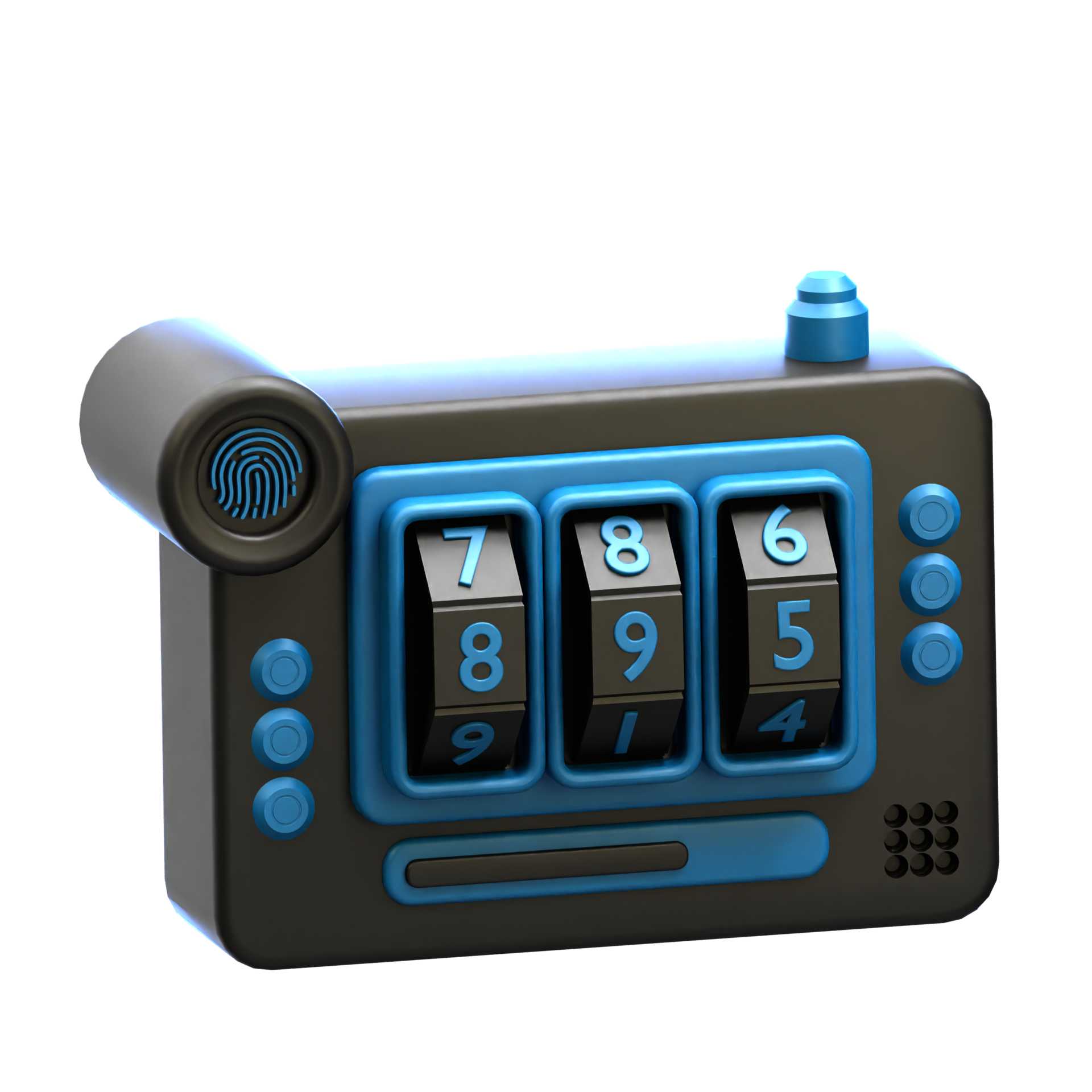 Code Password 3d Icon 43988285 Png