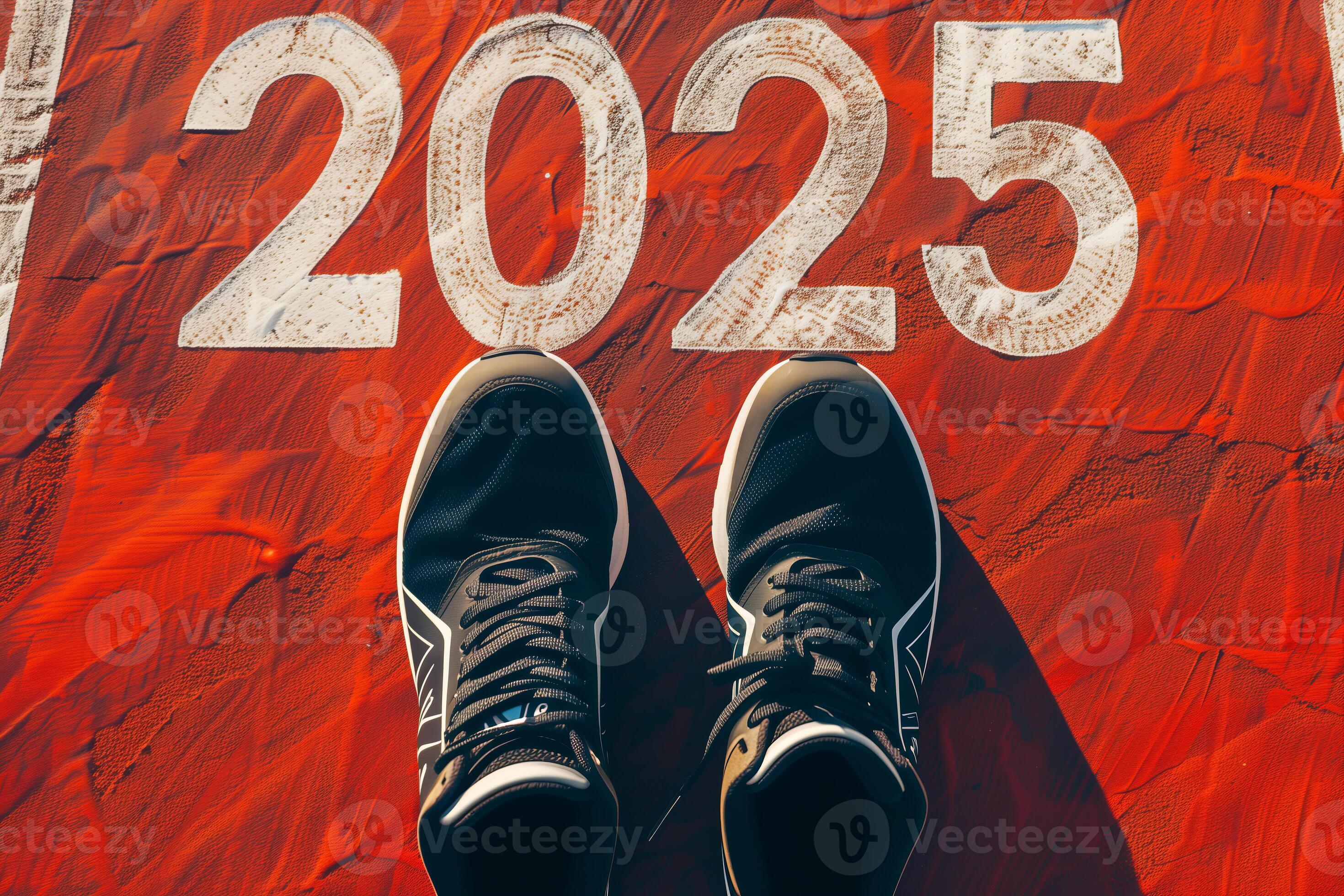 el comenzando de 2025 es escrito en un vistoso la carretera. conceptual ... el comenzando de 2025 es escrito en un vistoso la carretera. conceptual ...