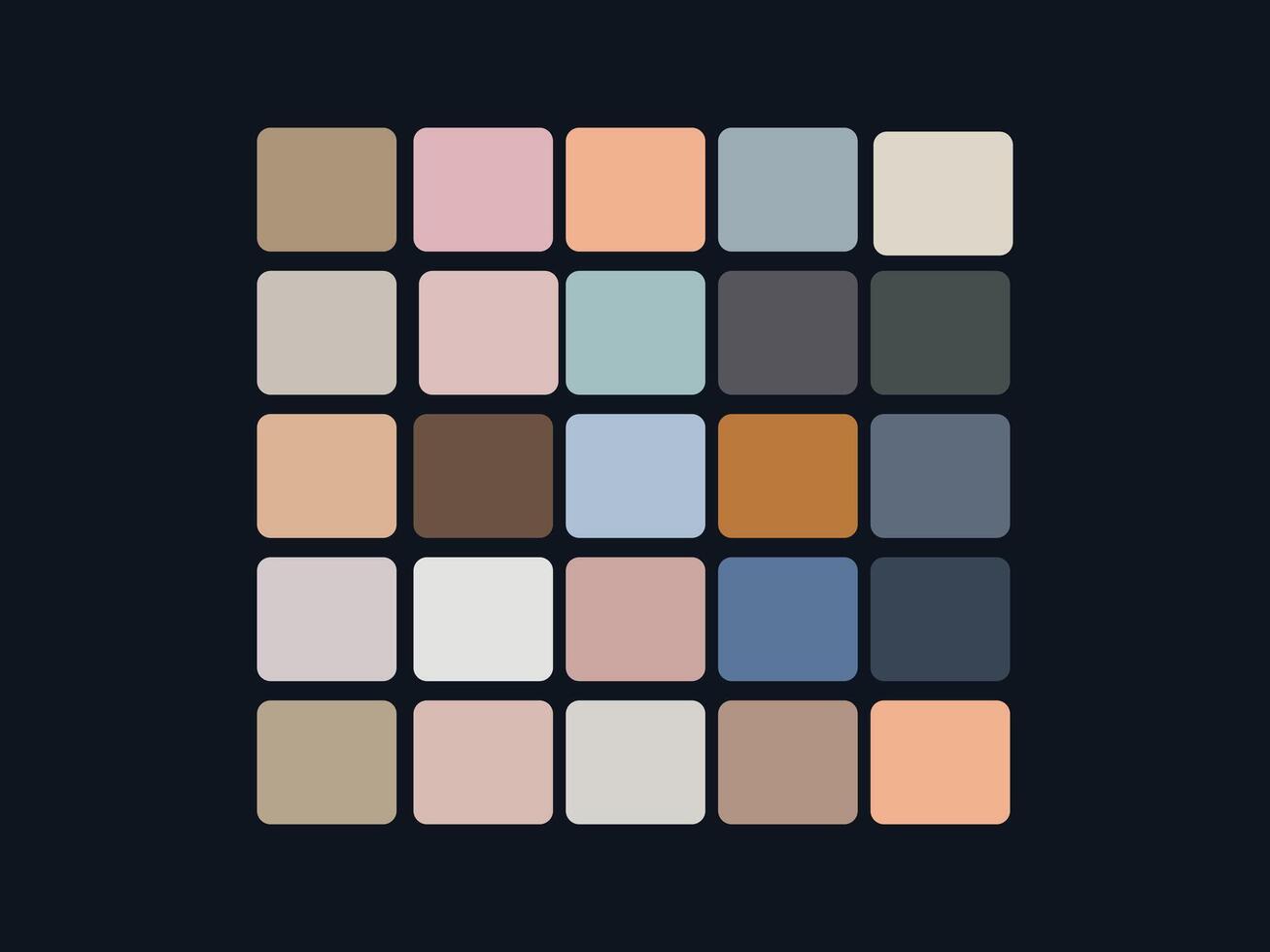Color Palette Set Design Template Multi Color 44008955 Vector Art At Vecteezy