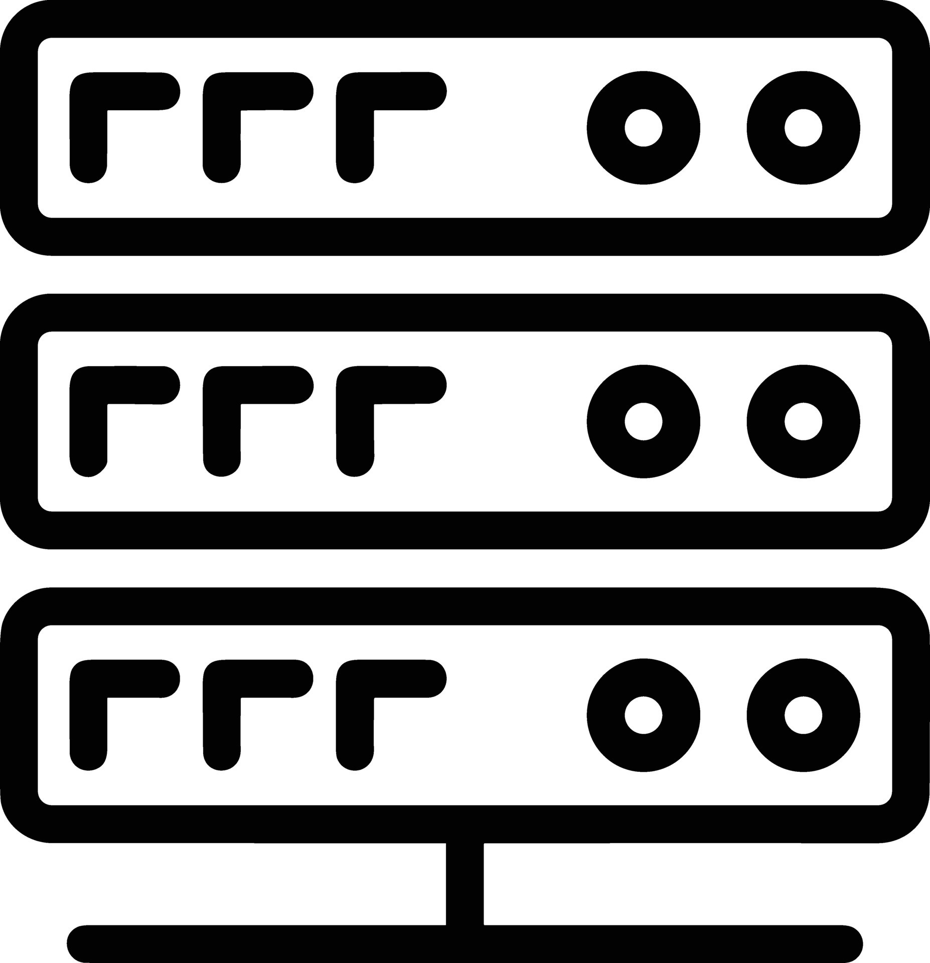 Storage data icon symbol image for database illustration 44010317 ...