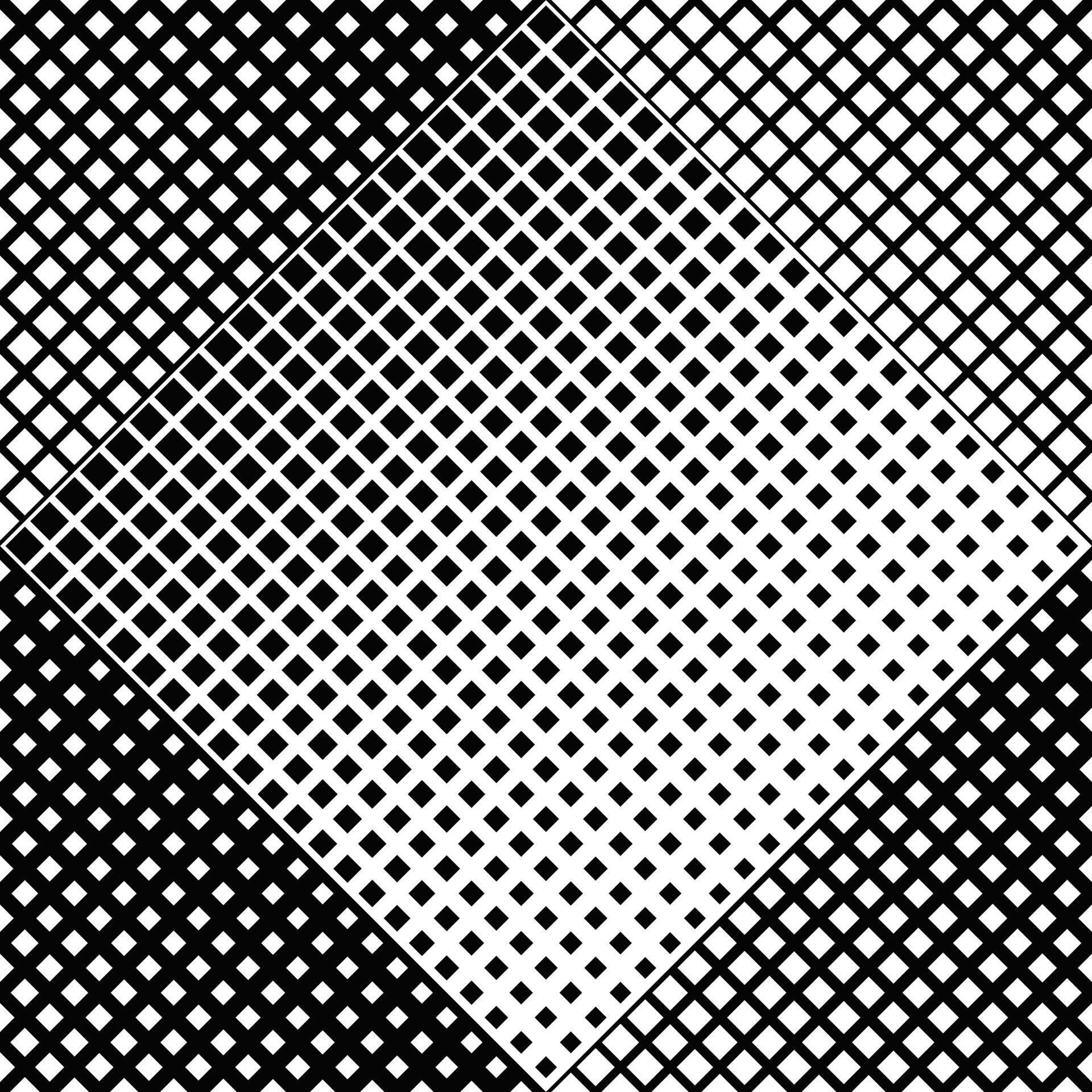 Seamless Monochrome Geometrical Abstract Square Pattern Background