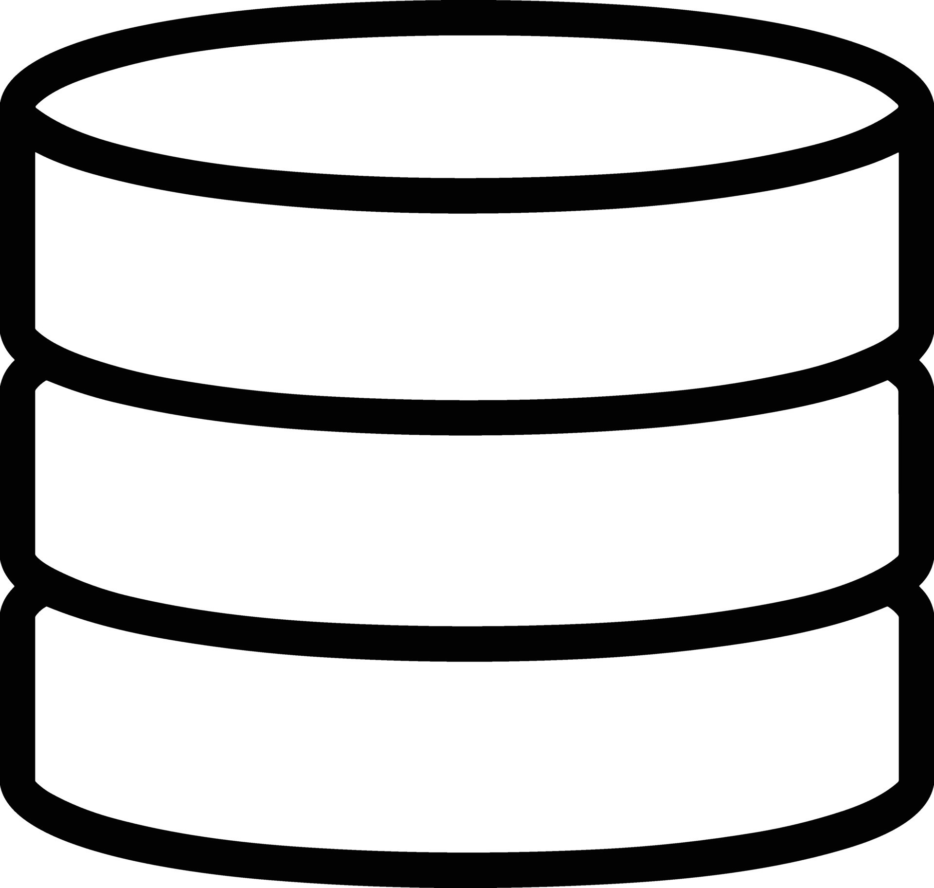 Storage data icon symbol image for database illustration 44011315 ...