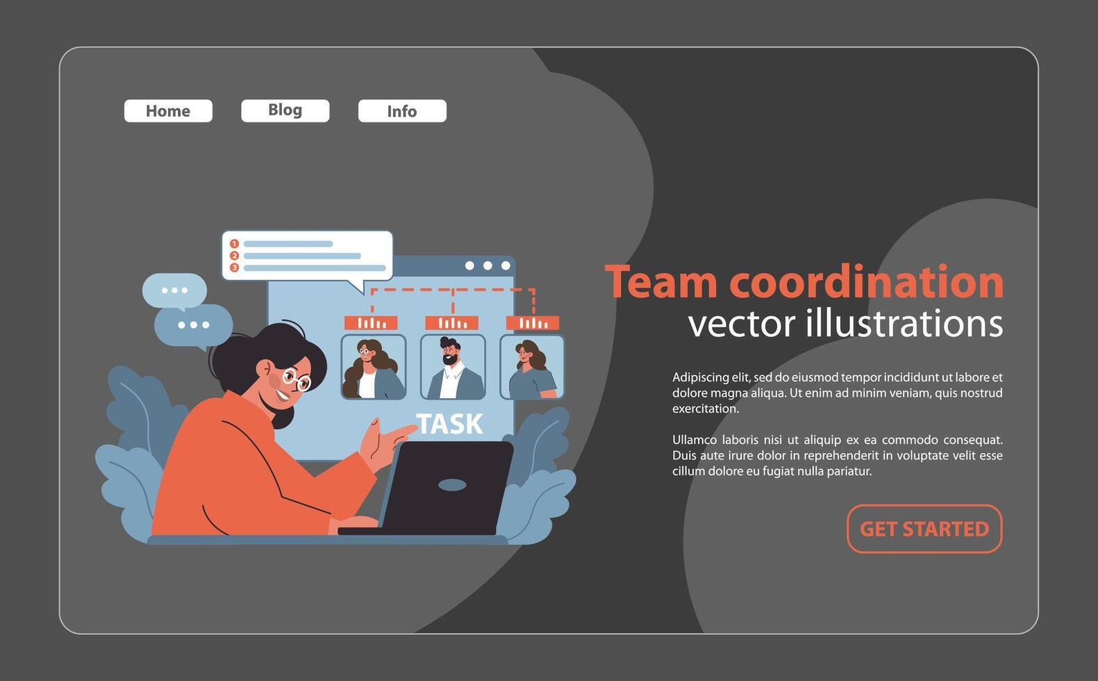 Team Coordination And Task Management Set Project Leader Orchestrates