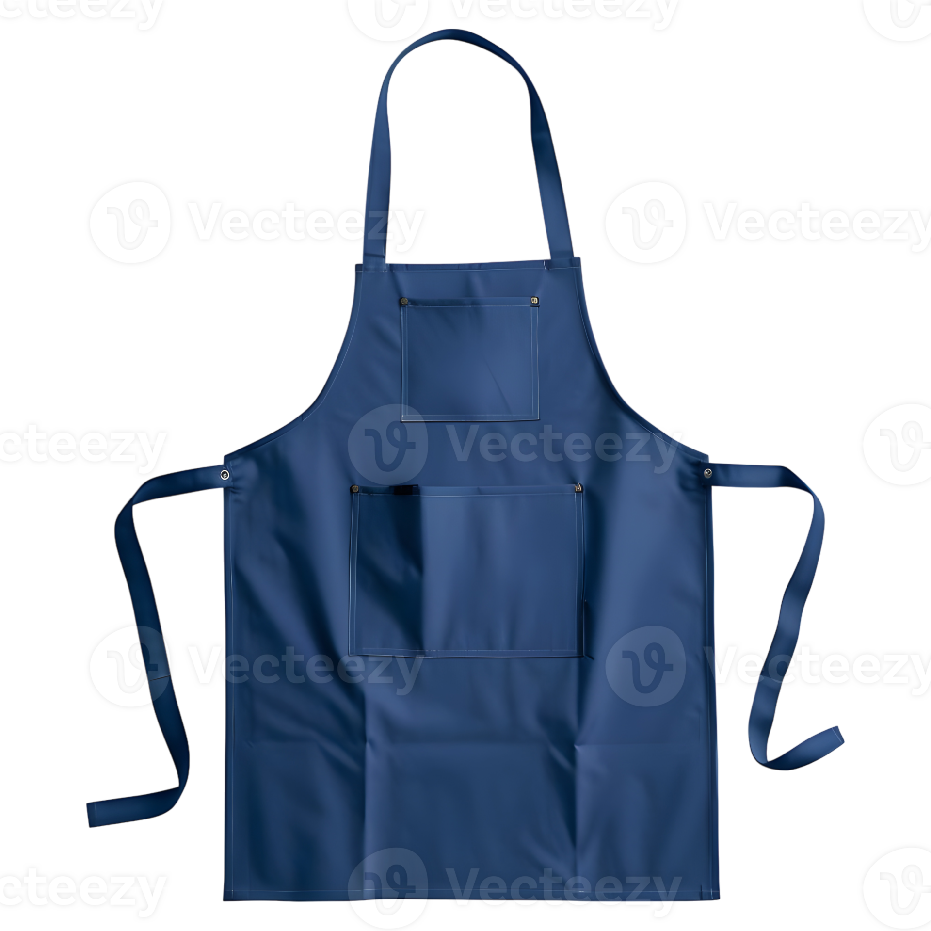 3D Rendering of a Blue Apron on Transparent Background 44017638 PNG