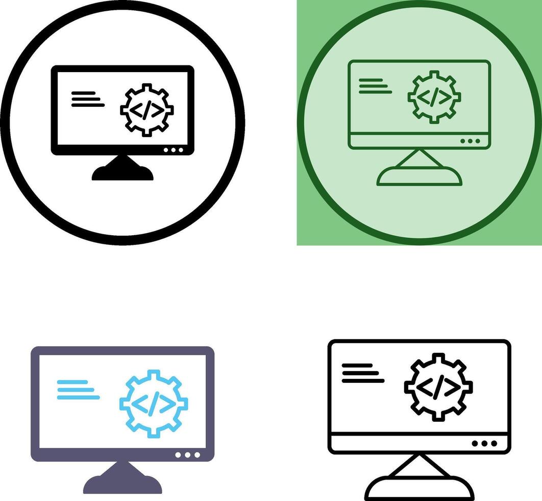 Unique Code Optimization Icon Design 44022982 Vector Art at Vecteezy