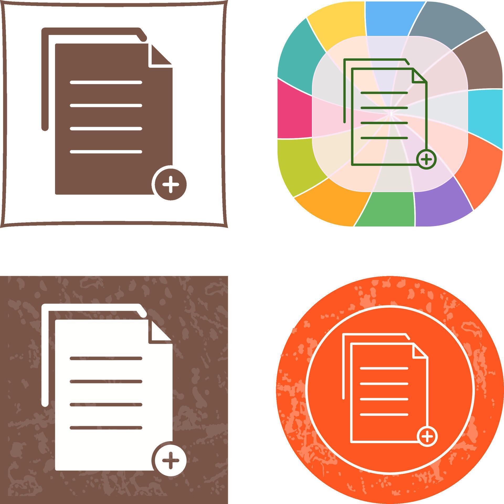 Unique Two files Icon Design 44023492 Vector Art at Vecteezy