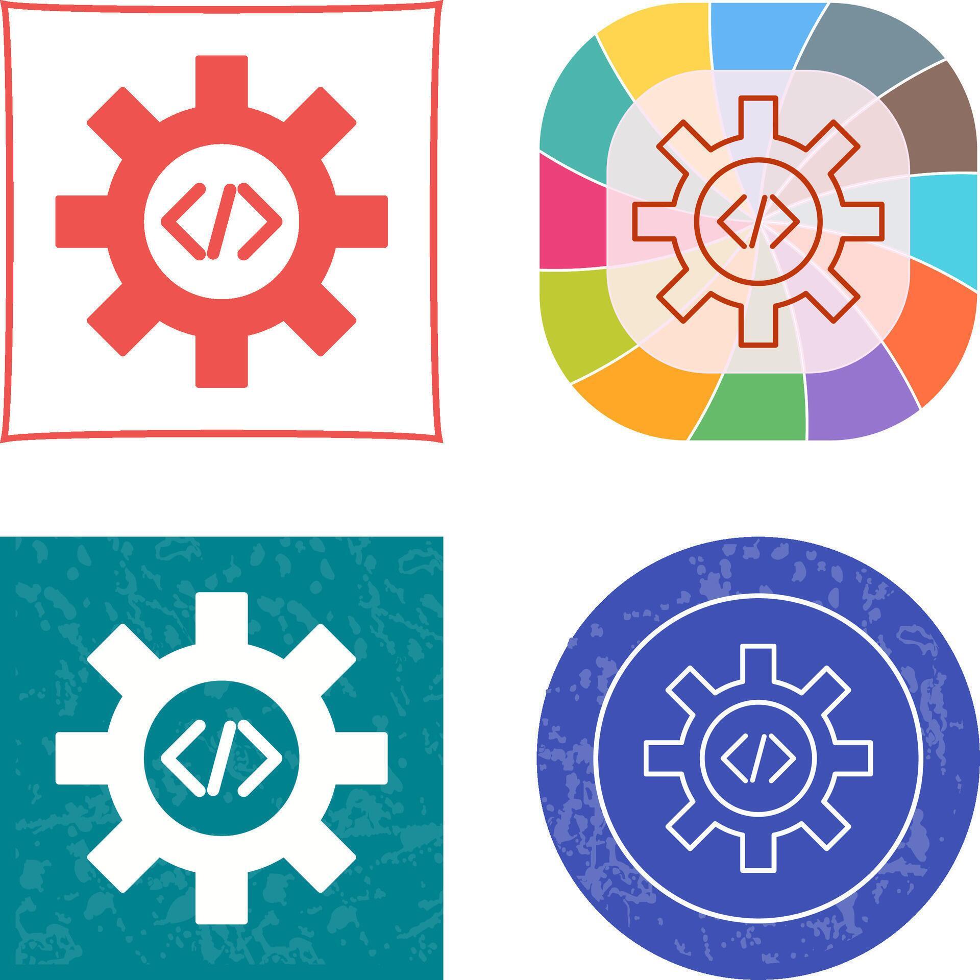 Unique Code Optimization Icon Design 44024317 Vector Art at Vecteezy