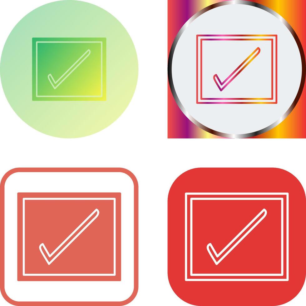 Checkbox Icon Design 44025568 Vector Art at Vecteezy
