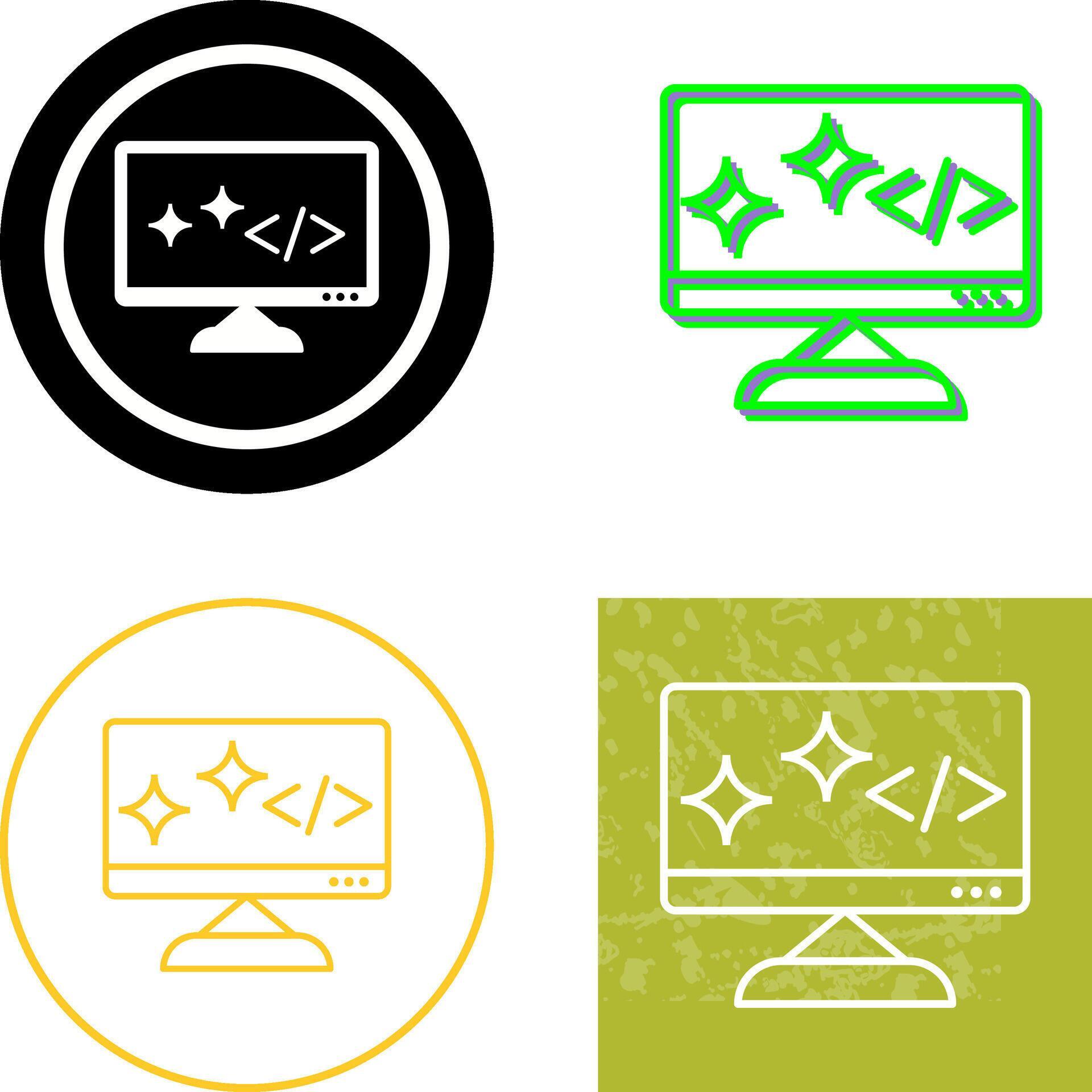 Unique Clean Code Icon Design 44033608 Vector Art at Vecteezy