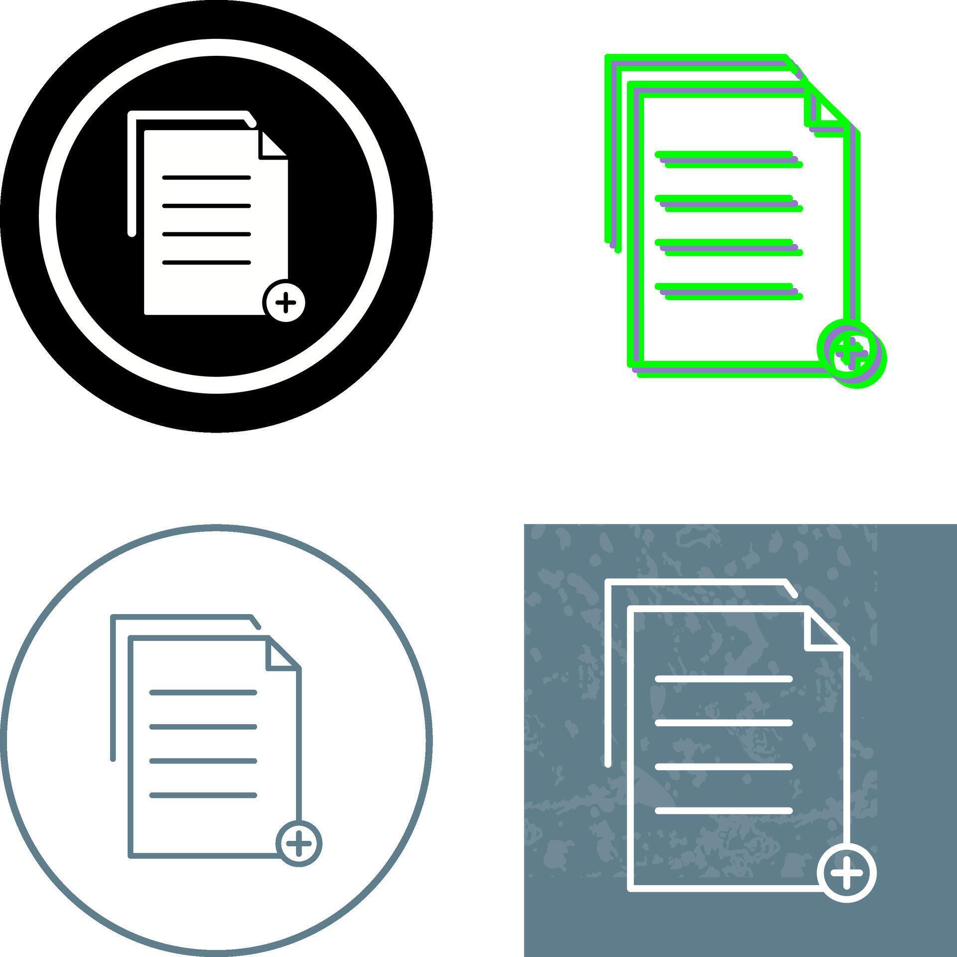 Unique Two files Icon Design 44033805 Vector Art at Vecteezy