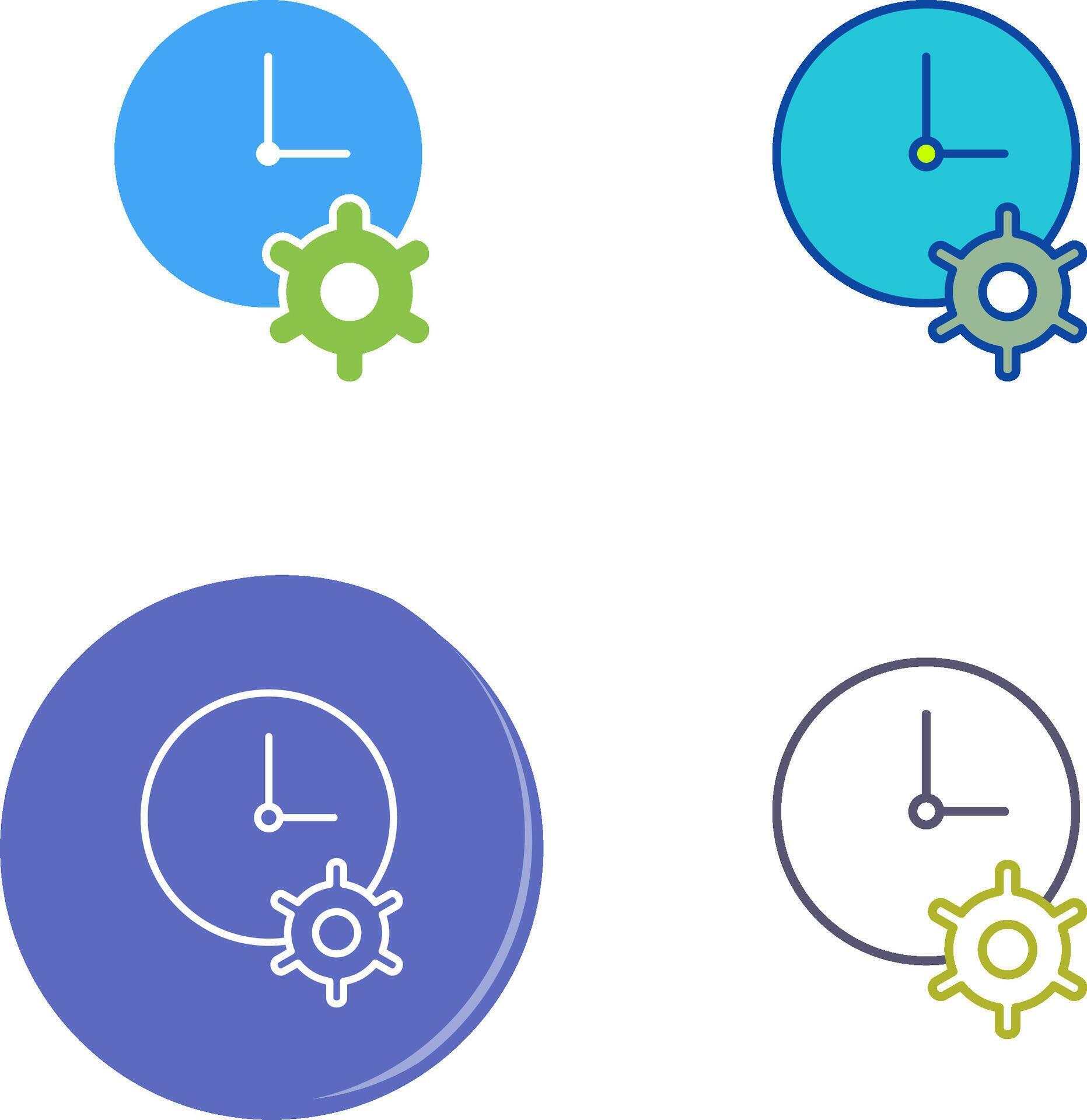 Unique Time Optimization Icon Design 44040089 Vector Art at Vecteezy