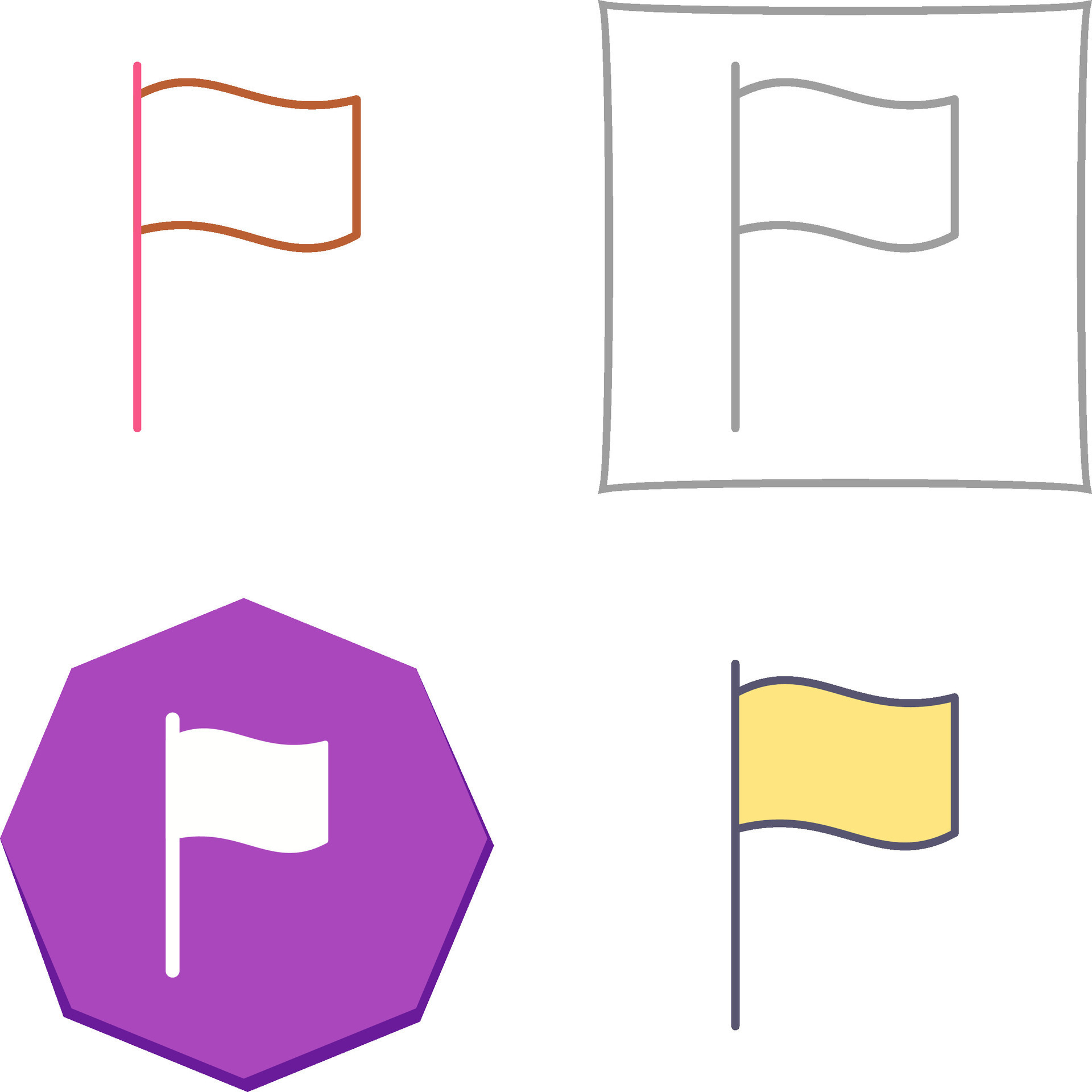 Flag Icon Design 44040313 Vector Art At Vecteezy