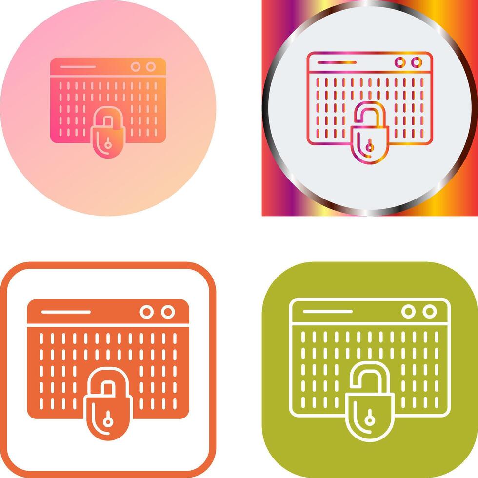 Hacking Icon Design 44040855 Vector Art at Vecteezy