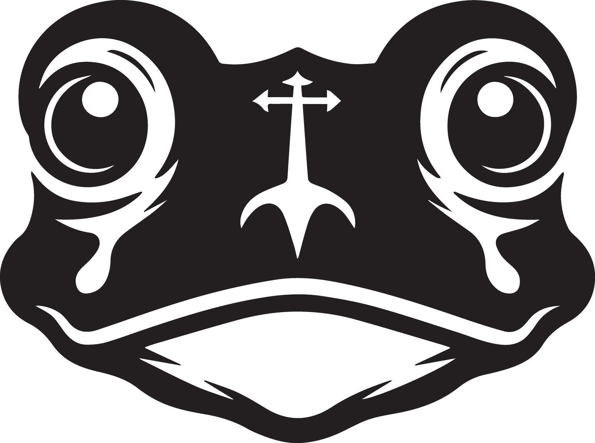 Toad Face Design 44044869 Vector Art at Vecteezy