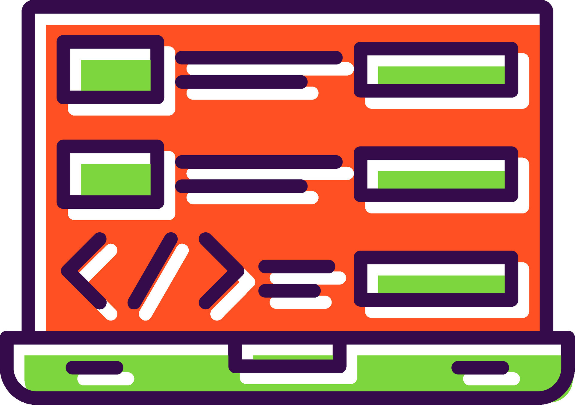 Coding filled Design Icon 44046716 Vector Art at Vecteezy